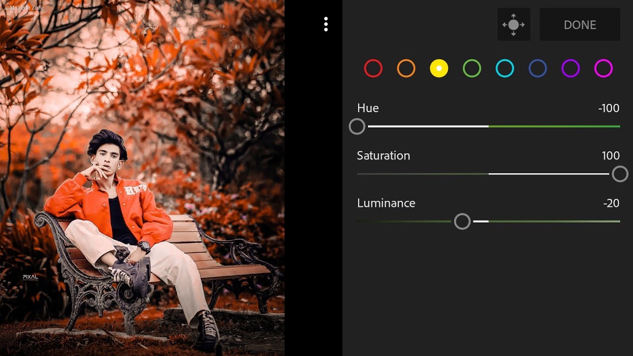 Red and black tone effect Lightroom photo editing//preset download free ...