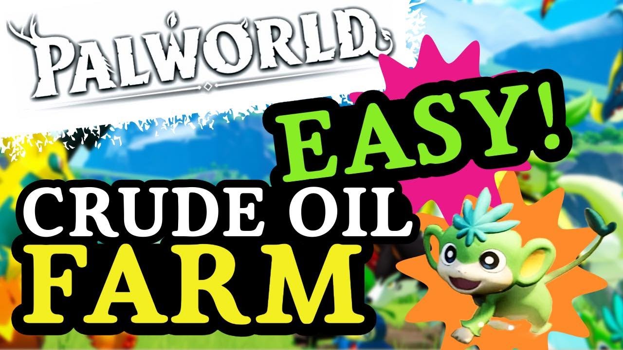 Palworld How to Get Crude Oil/Best Crude Oil Farm - YouTube