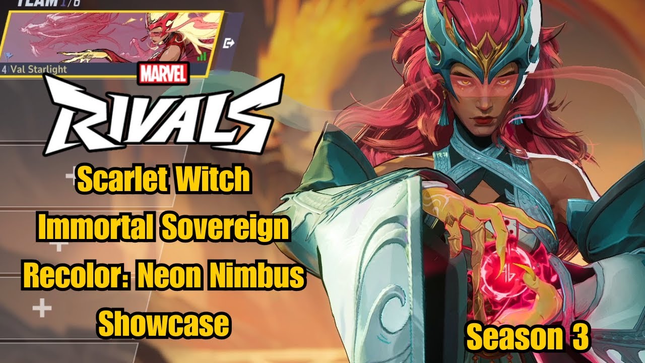 Scarlet Witch | Immortal Sovereign Recolor: Neon Nimbus Showcase ...