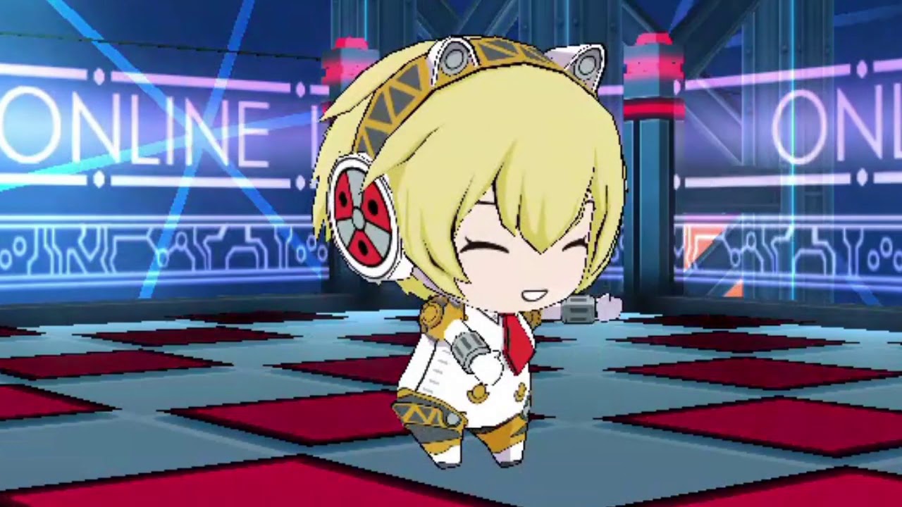 Chibi Aigis Dancing (BBTAG) - YouTube