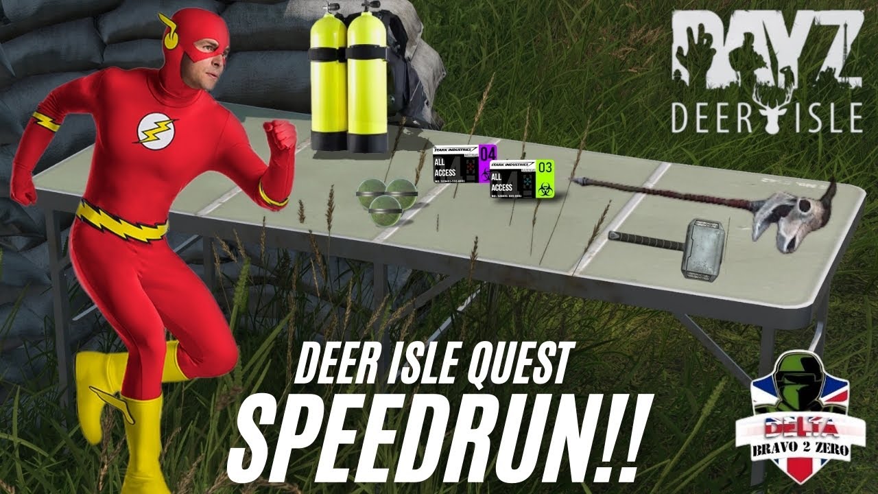 The FASTEST Deer isle Quest SPEEDRUN!! Modded Dayz PvE Server!! - YouTube
