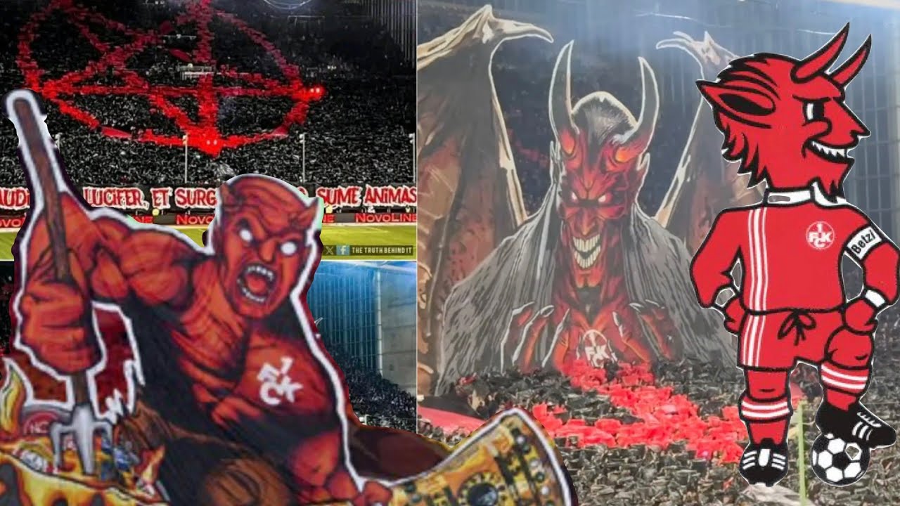 ⚽FC KAISERSLAUTERN SOCCER FANS FORM GIANT PENTAGRAM TO SUMMON LUCIFER ...