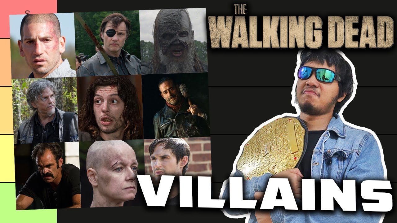 All Walking Dead TV Show Main Villains RANKING LIST! (Tier List) - YouTube