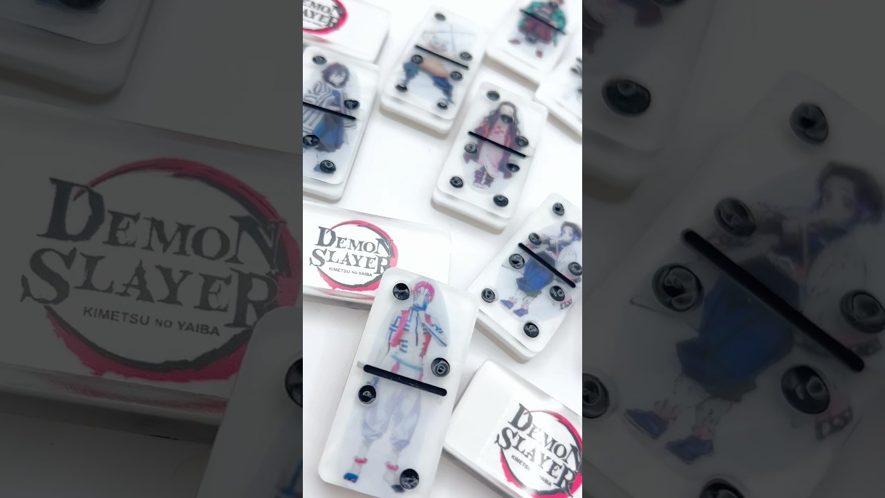 Dominó Demon Slayer! 🥰♥️ #domino #resin #demonslayer - YouTube