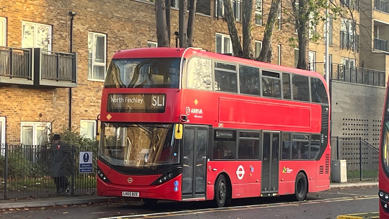London bus route SL1 - Walthamstow Central to North Finchley (new route ...