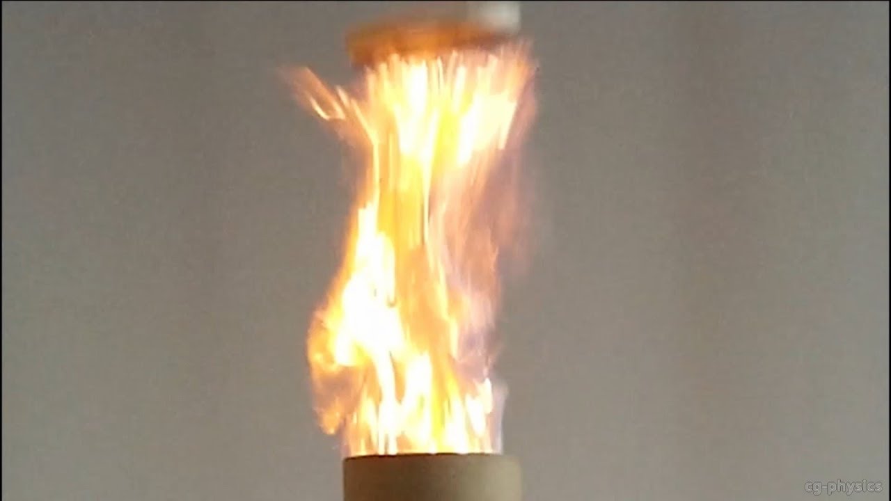 Ignition of a gasoline engine - experiment - YouTube