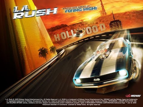 L.A. Rush All Cutscenes Racing Video Game - YouTube