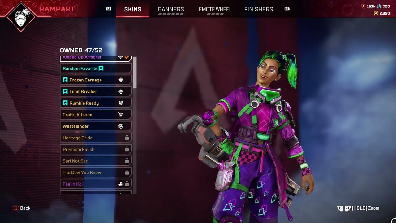 New Epic Skin for Rampart (Amped Up Armorer), S16 Battle Pass. [Apex Legends - Highlight - Feb ...