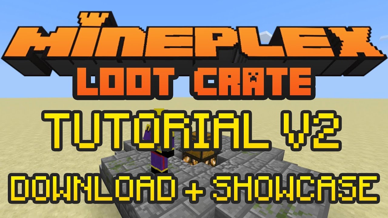 Mineplex Loot Crate Command Block Tutorial V2 W Download Youtube