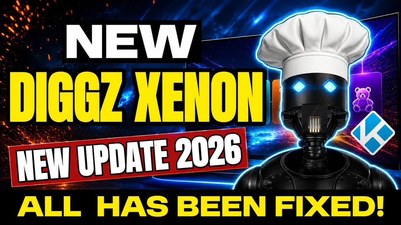 NEW DIGGZ XENON KODI BUILD 2026 | All Has Been Fixed! STEP-BY-STEP ...