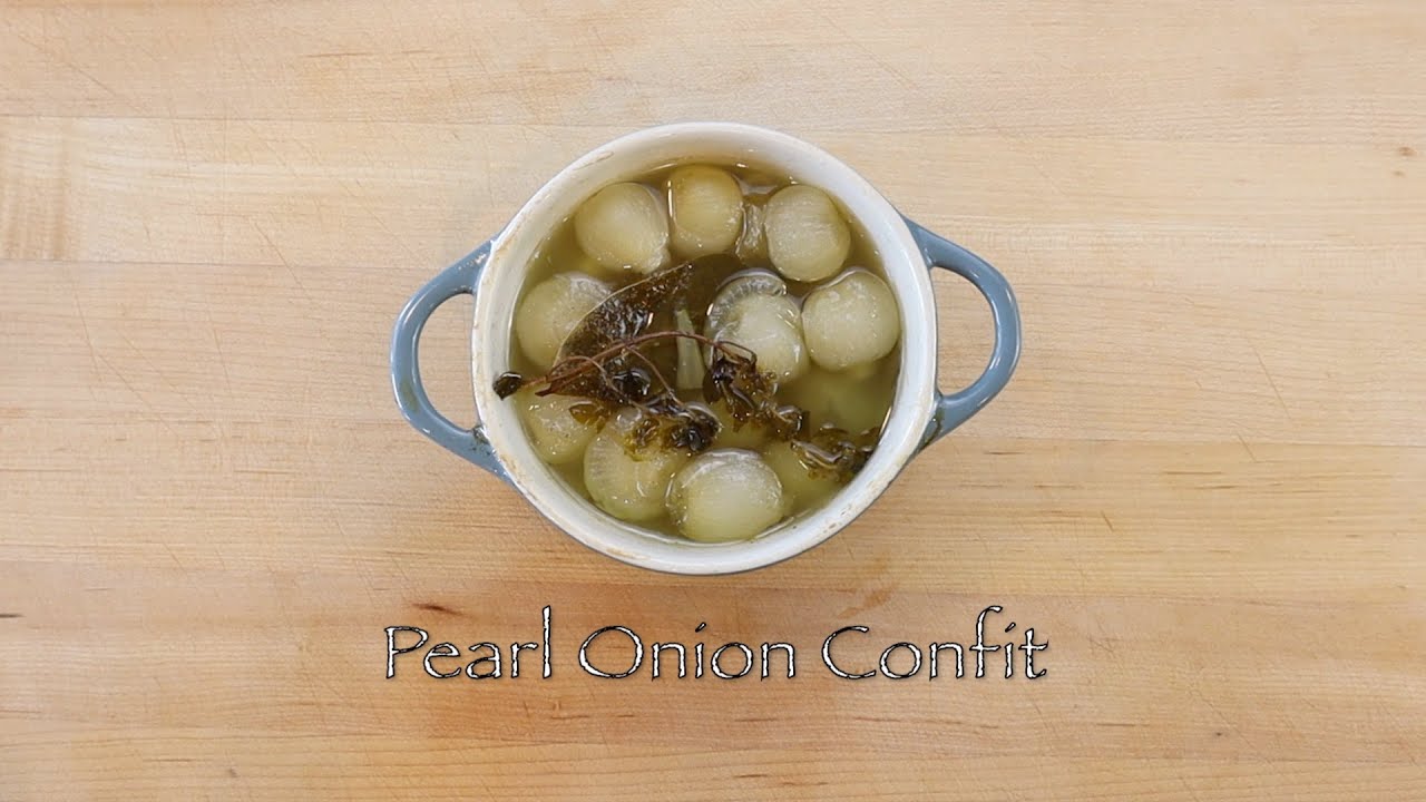 Pearl Onion Confit - YouTube