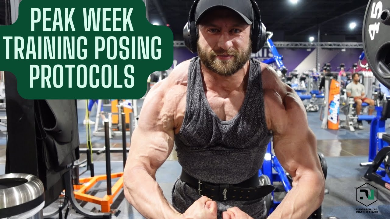 Peak Week Protocol Training and Classic Physique Posing - YouTube