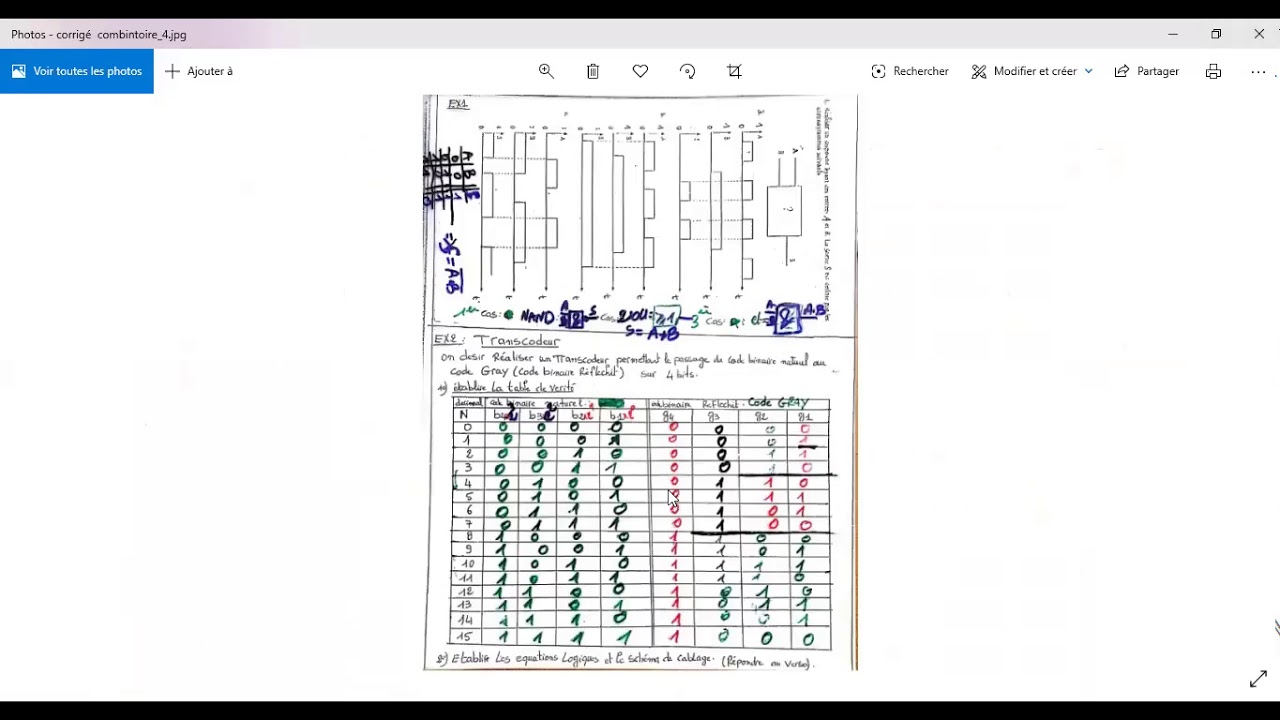 Correction commentée du TD COO1 Transcodeur partie 2 - YouTube