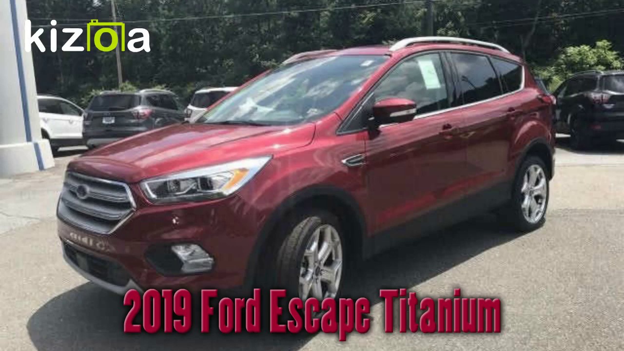 2019 Ford Escape Titanium (Ruby Red Metallic) - YouTube