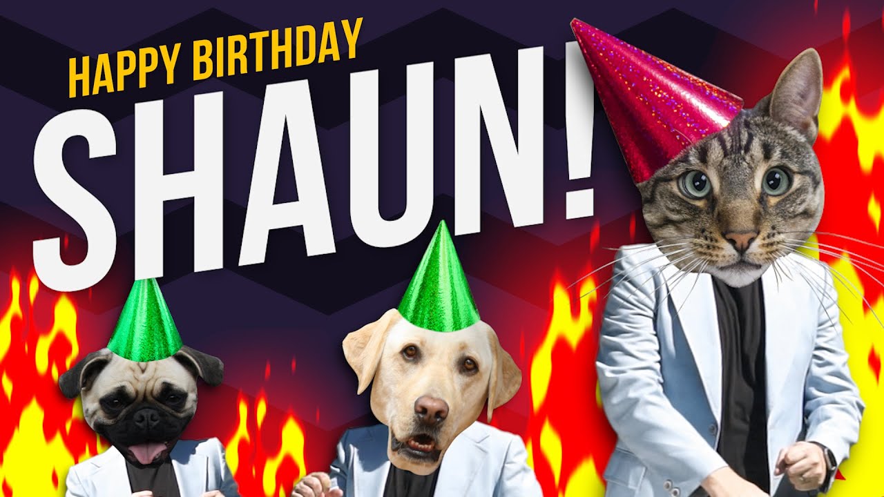 Happy Birthday Shaun - Its time to dance! - YouTube