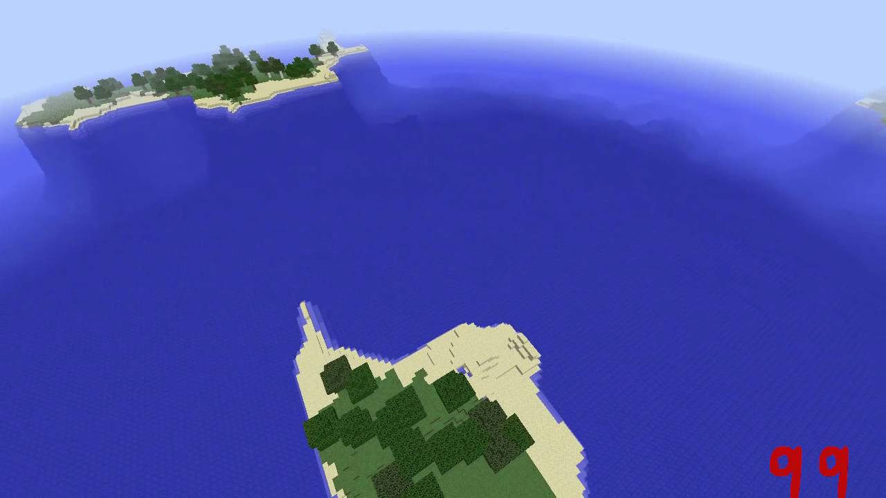 Minecraft World Generator Seed = 99 - YouTube