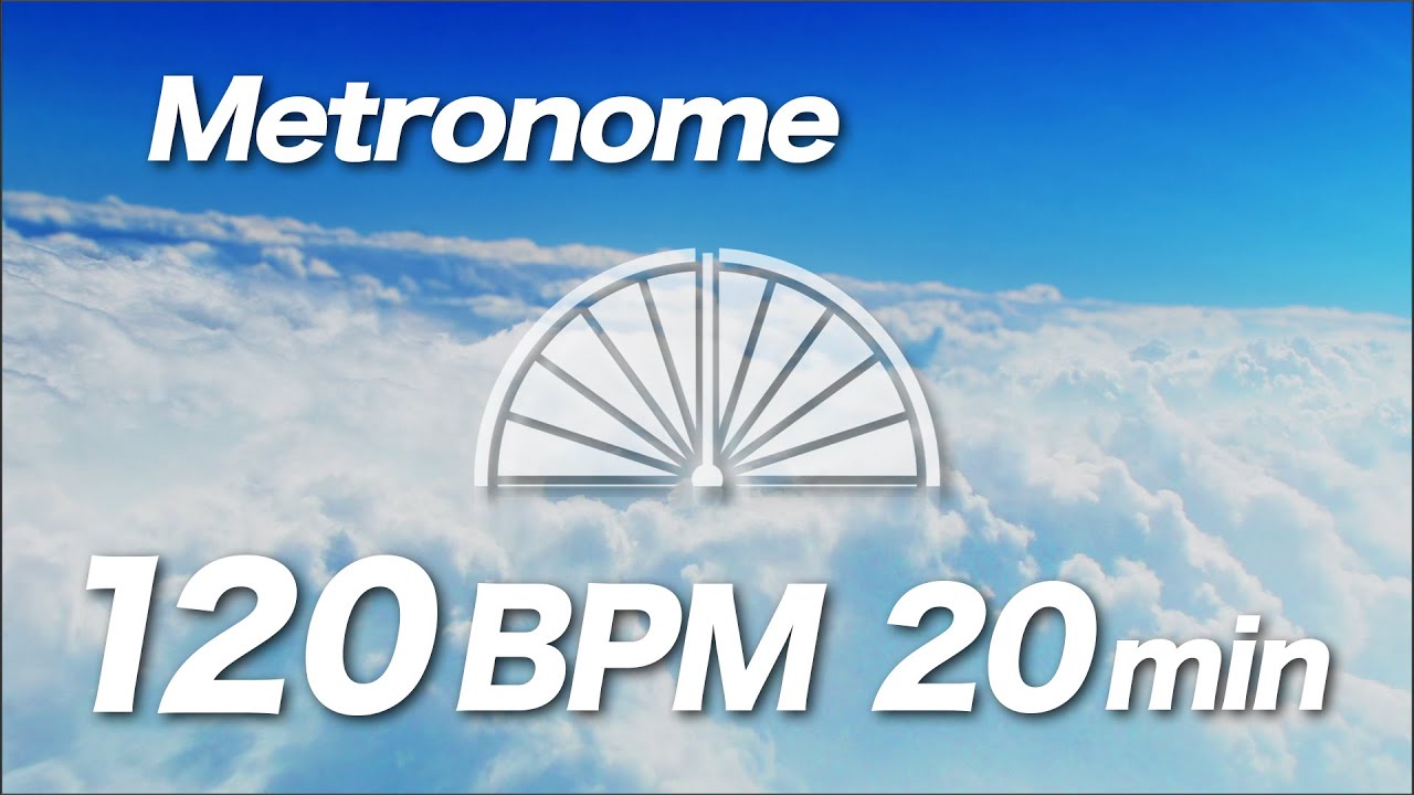 120 BPM Metronome: 20-Minute Timer for Laser Focus! - YouTube