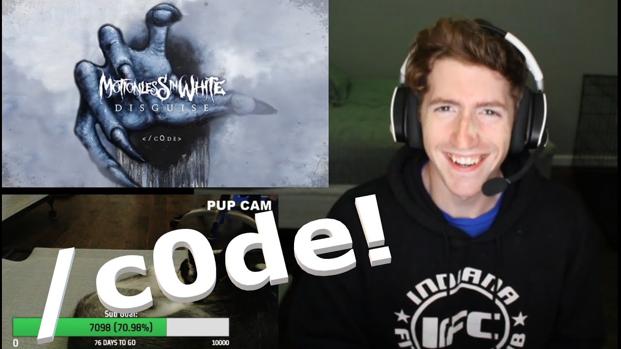 Chris REACTS to Motionless In White - /c0de - YouTube