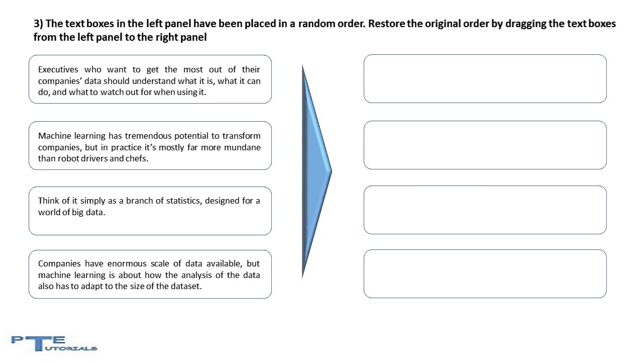 PTE Reorder paragraph practice with Answers part 2 - YouTube