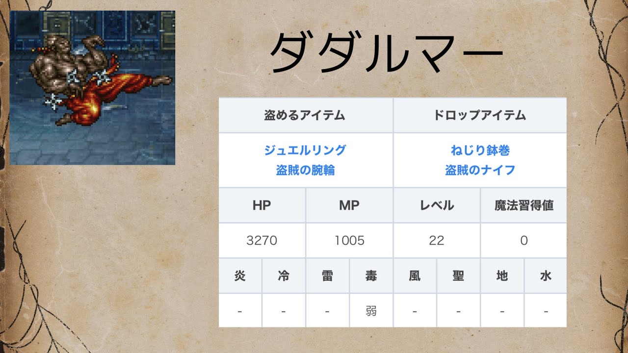【FF6】ダダルマー（ゾゾ）#ff6 #ボス #決戦 - YouTube