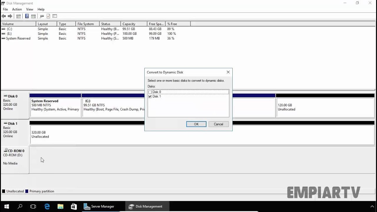 Understanding Windows Disk Management Settings in Windows Server 2016 ...