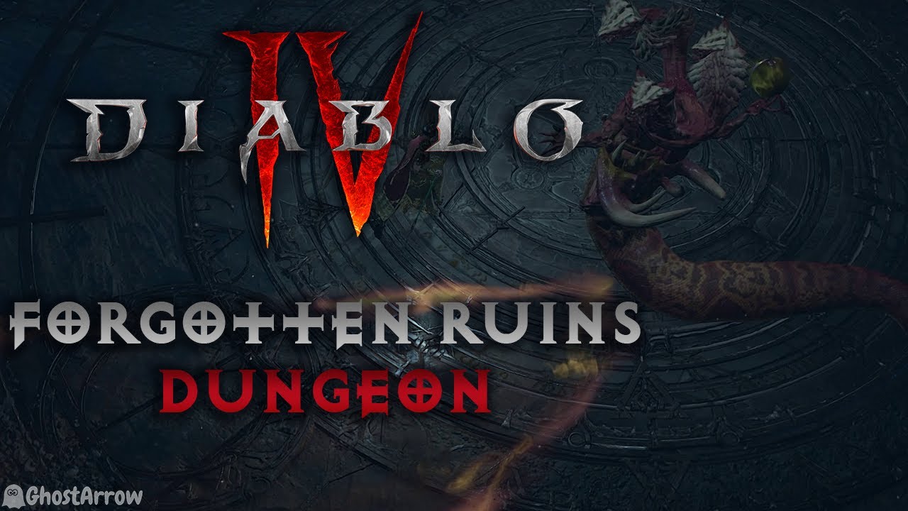 Diablo 4 Forgotten Ruins DUNGEON Gameplay Walkthrough (No Commentary ...
