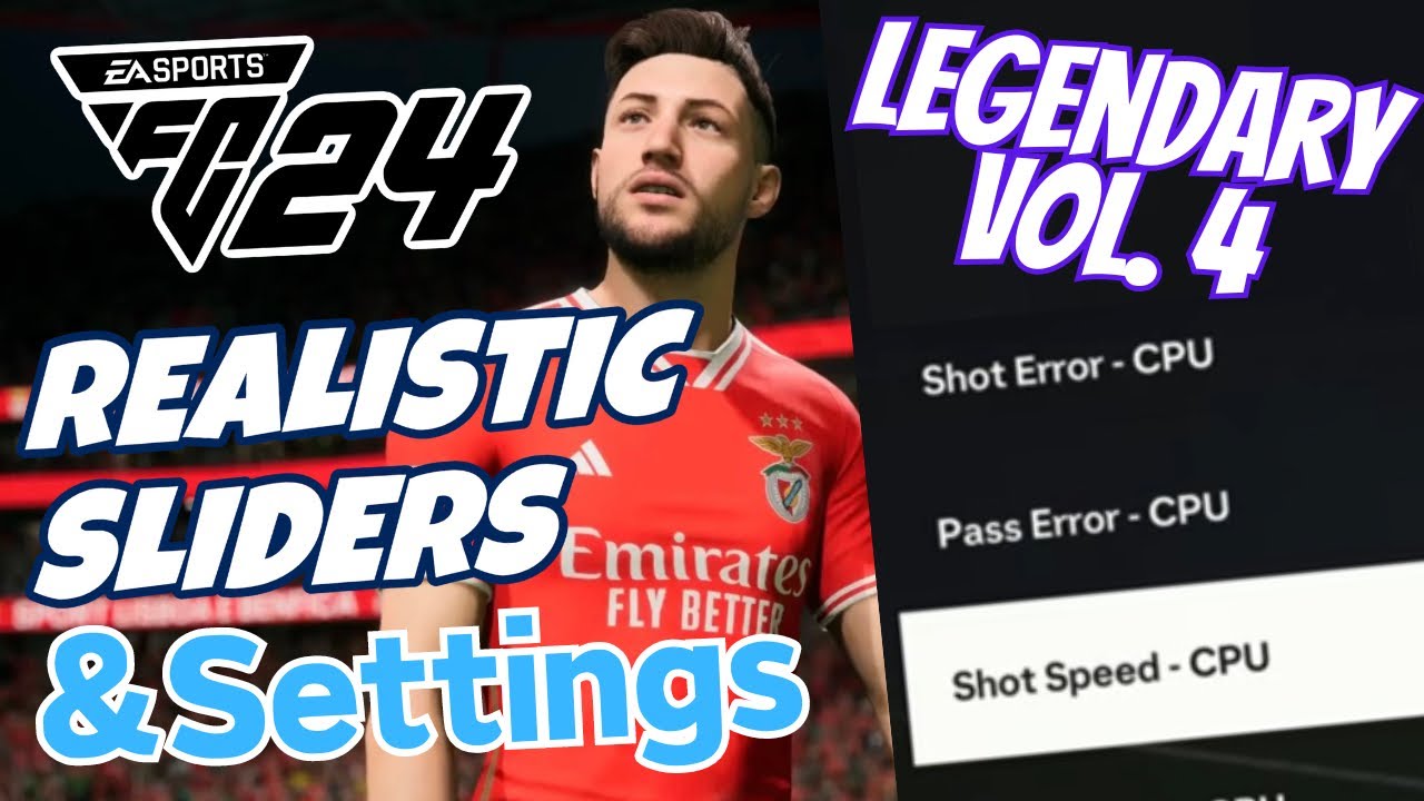 NEW SLIDERS FOR LEGENDARY DIFFICULTY IN FC24!!! - YouTube
