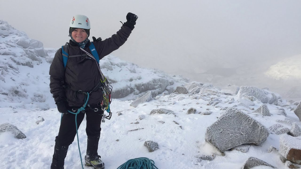 Custs’ gully, Great End, Lake District - December 2020 - YouTube