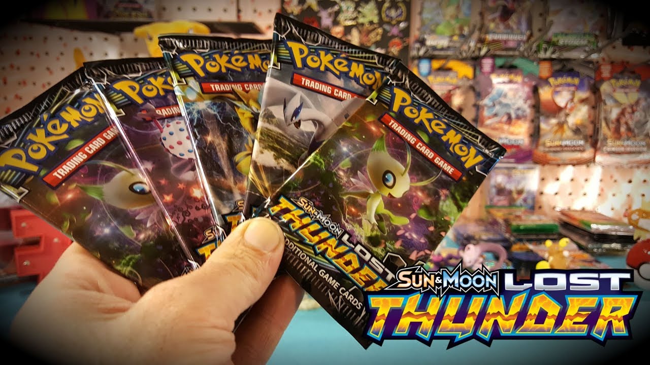 OPENING 5 LOST THUNDER PACKS! - YouTube