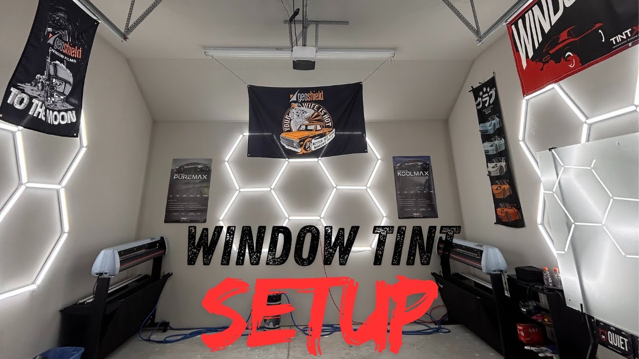 Window Tint Garage Setup!! - YouTube
