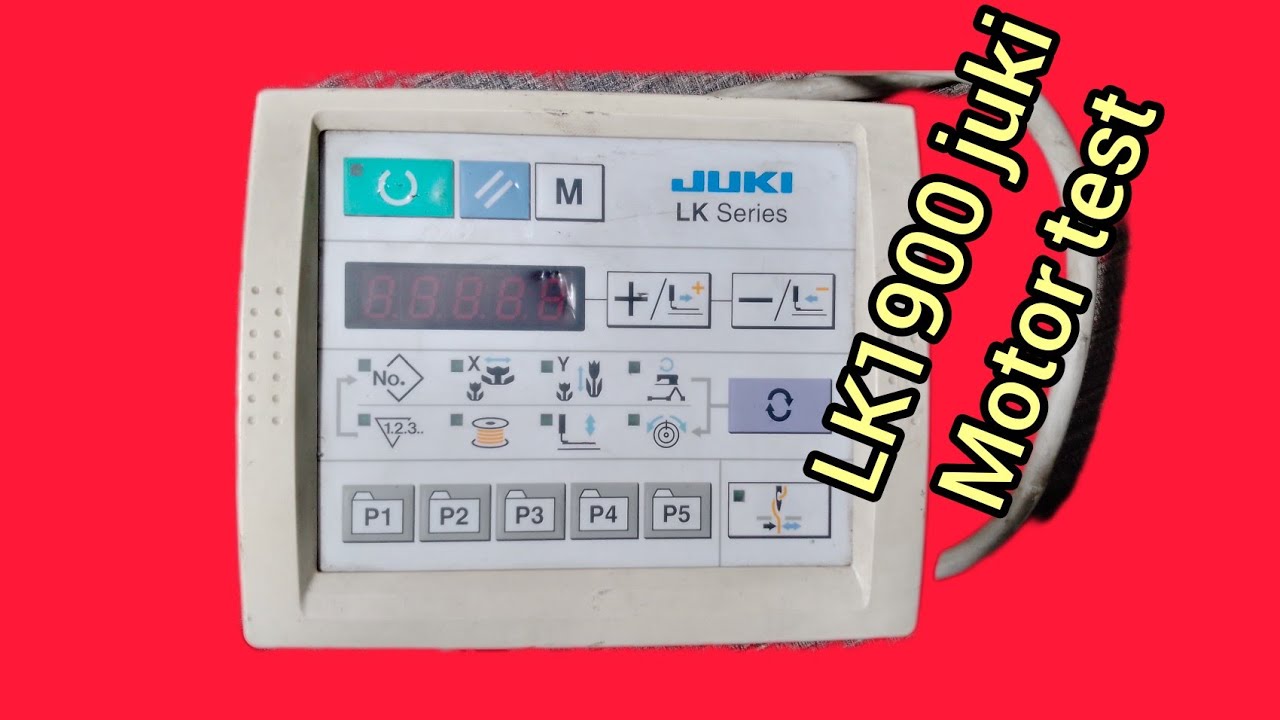 How to check the motor of lk1900 Y motor pulse motor or X motor - YouTube