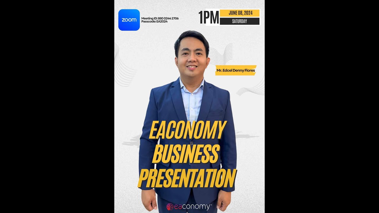 Eaconomy Business Presentation by Mentor Edcel Flores - YouTube