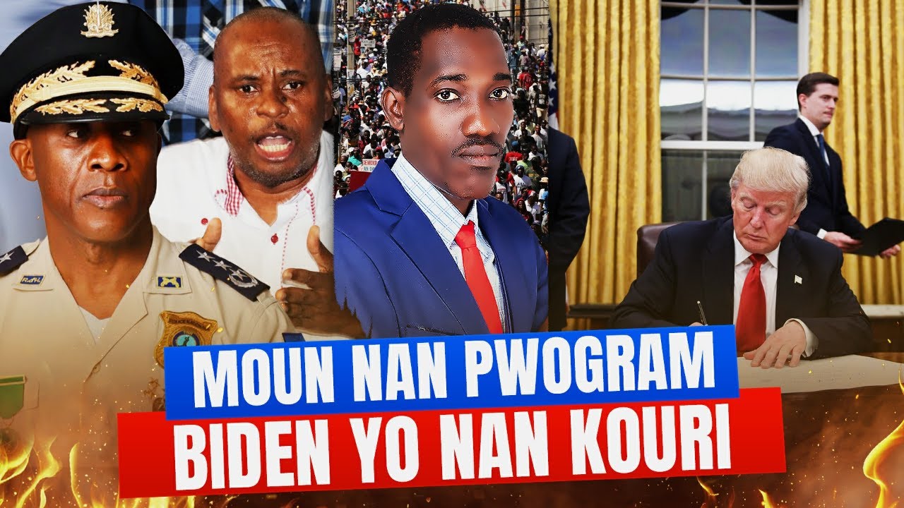 Moun nan pwogram Biden yo nan kouri .KPT a ap make pa sou plas .Dimitri ...