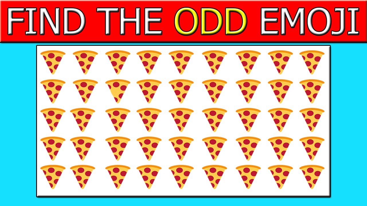 Find the ODD One Out | Emoji Edition | 40 Ultimate Levels - YouTube