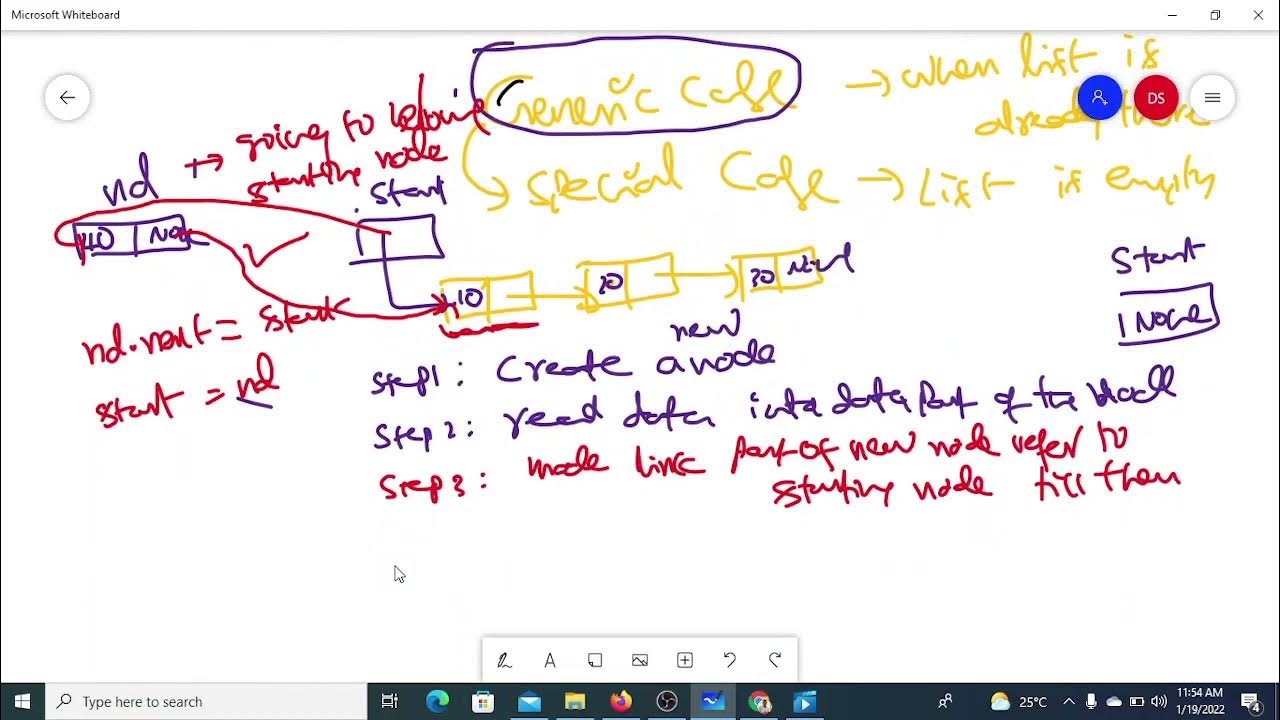 Linked List Using Python Insert Node at Beginning - YouTube