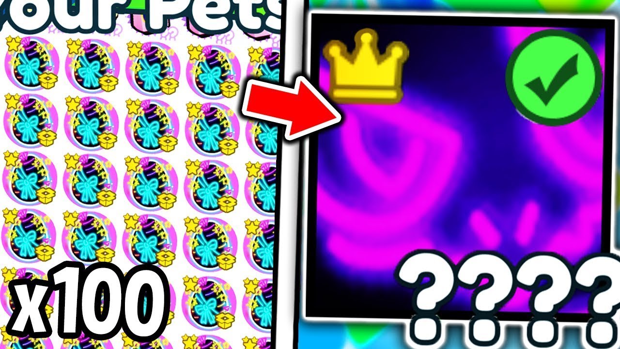 Wydałem 48k ROBUX NA NEON EGG | Roblox Pet Simulator X | Czy zdobyłem ...