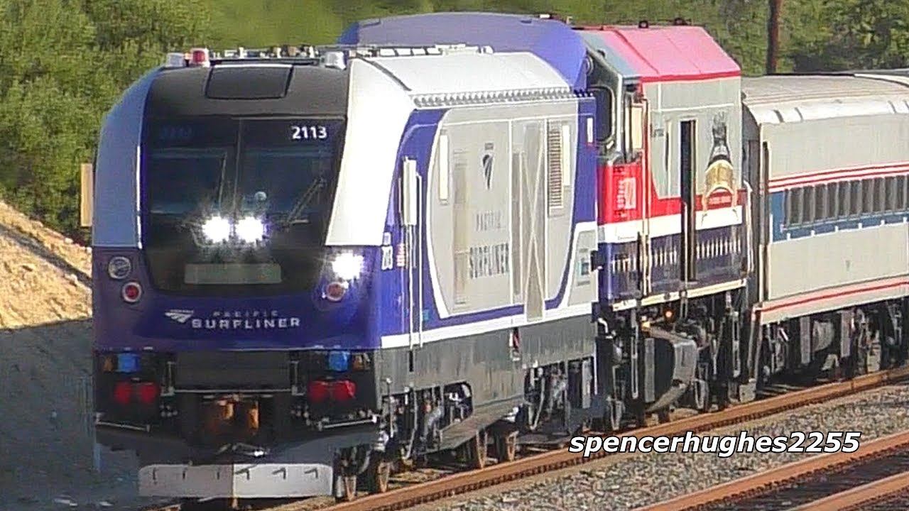 TRAINS: Surfliner SC-44 Chargers - YouTube
