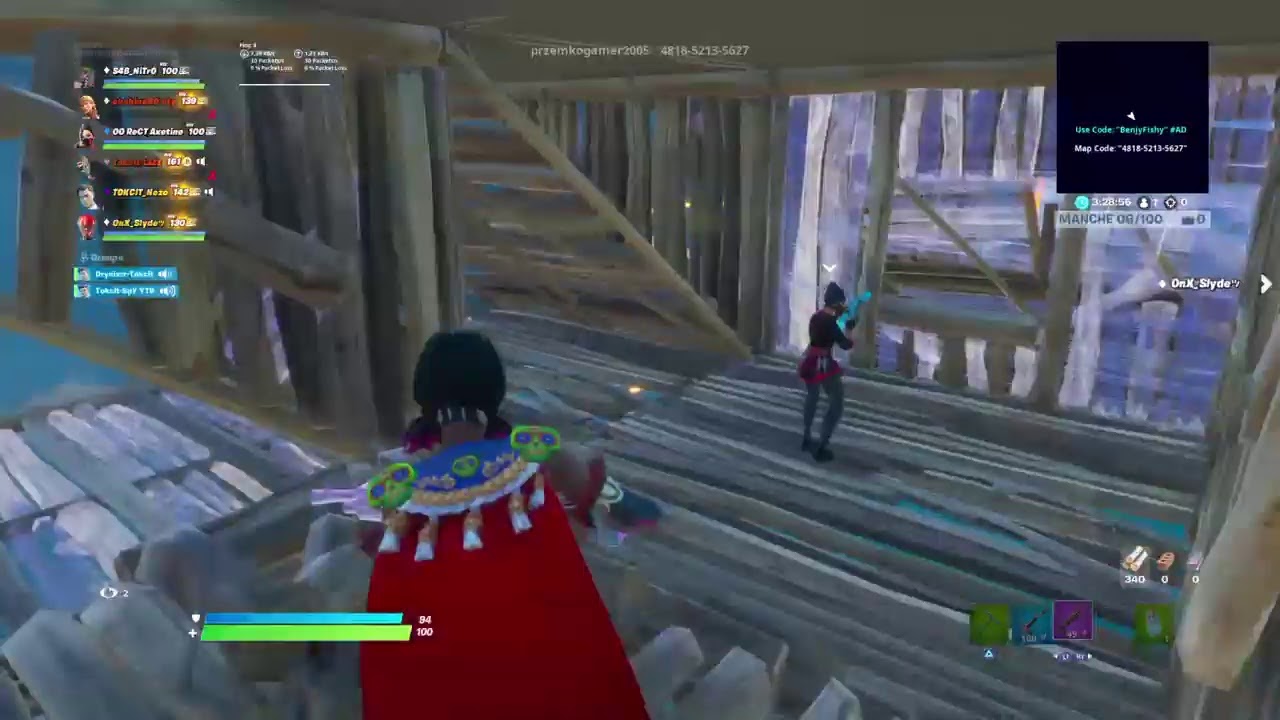 Fortnite Cast Show Match - YouTube
