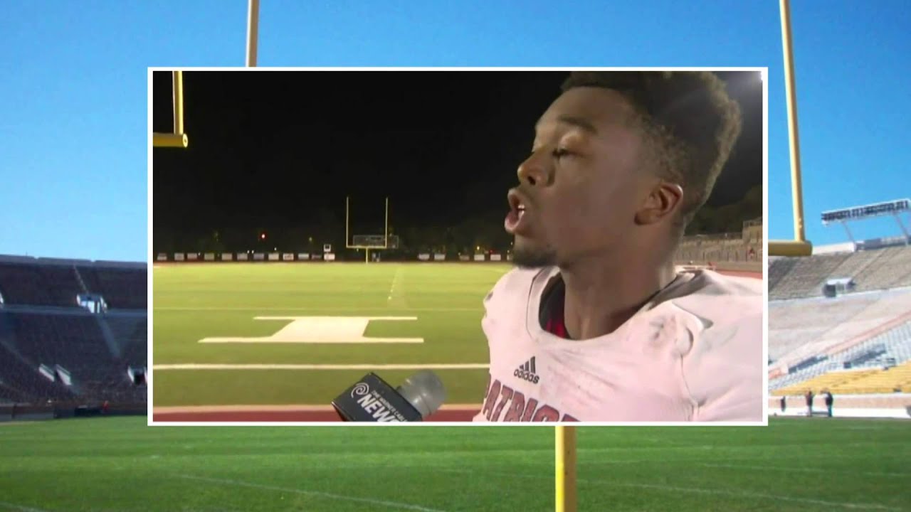 Texas high school football player gives epic post-game interview - YouTube