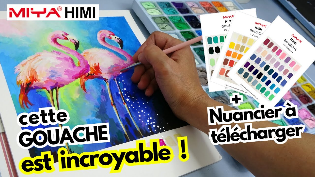 HIMI GOUACHE : TEST & AVIS COMPLET – CETTE GOUACHE EST INCROYABLE ...