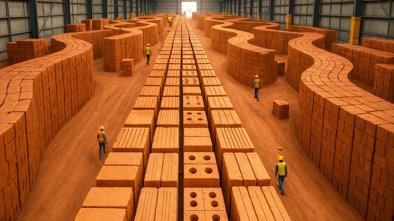 Inside Brick Factory – How Clay and Mud Turn into Millions of Bricks ...