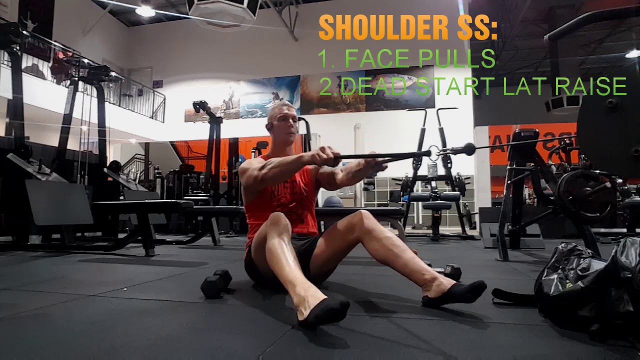 SK - SHOULDERS ( FACE PULLS & DEAD START LATERAL RAISE SUPERSET - YouTube
