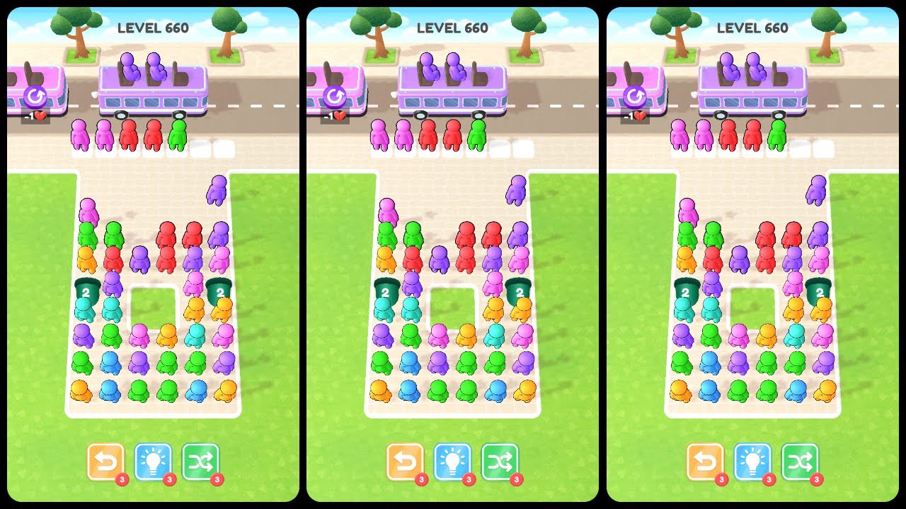 Bus Jam Sort Game Gameplay Android Mobile - YouTube