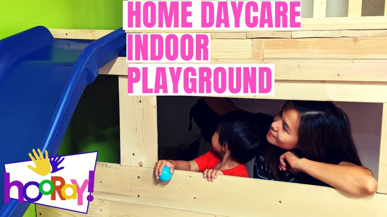 Indoor Playground for Kids / Home Daycare Space - YouTube