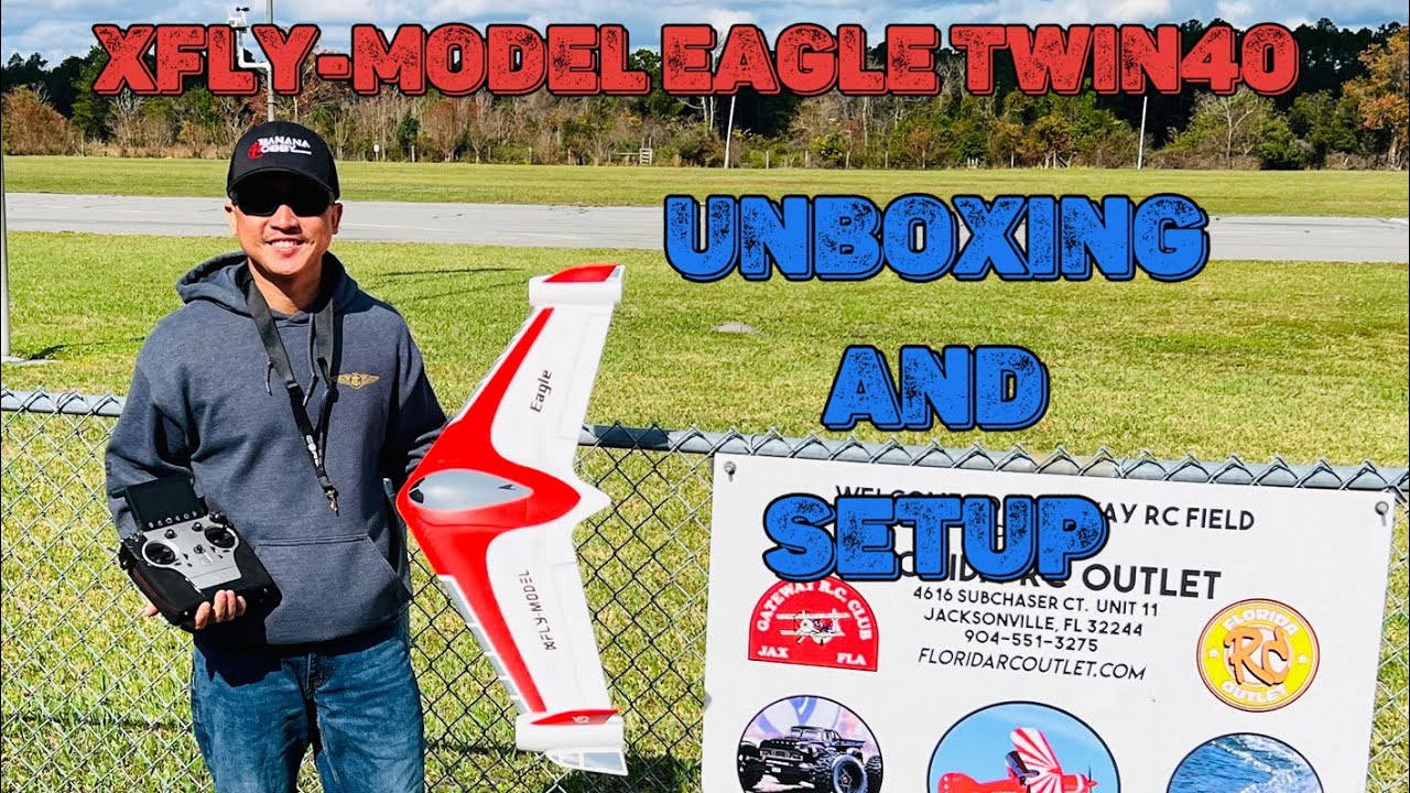 (Unboxing and setup) Xfly model Eagle Twin40 @bananahobby ...