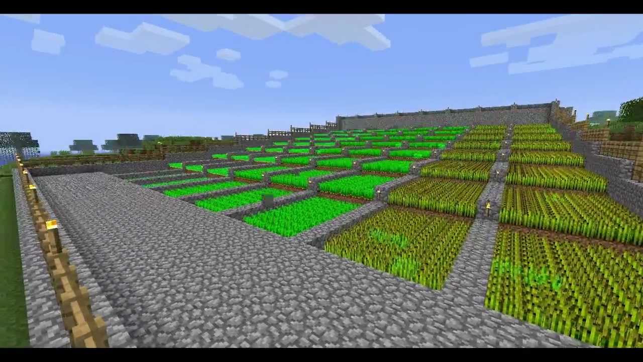 Minecraft automatic farm - YouTube