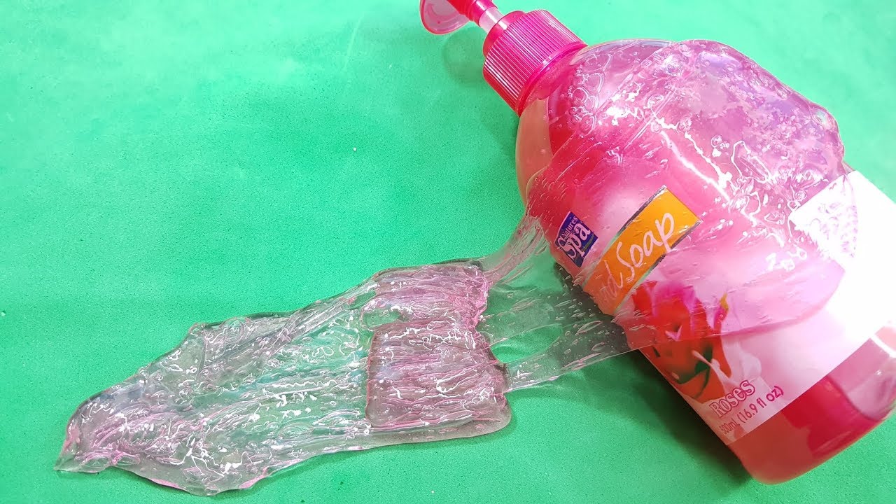 Hand Soap and Sugar Slime, No Glue Clear Slime with Hand Soap and Sugar ...