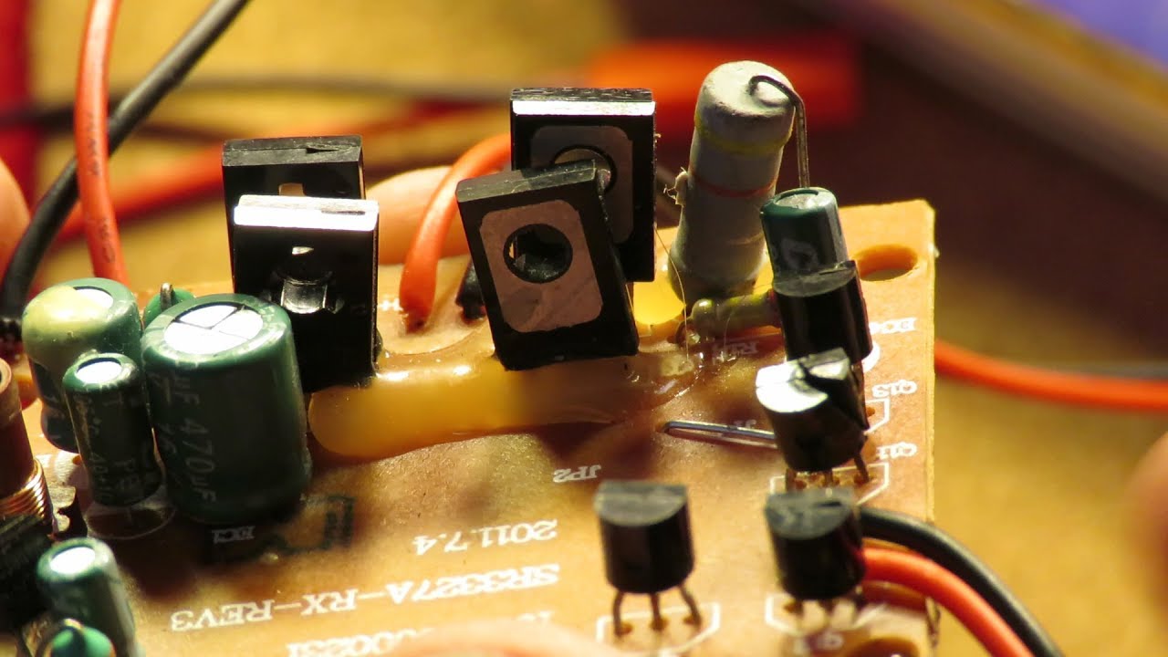 Toy Grade RC receiver H Bridge transistor replacement - YouTube