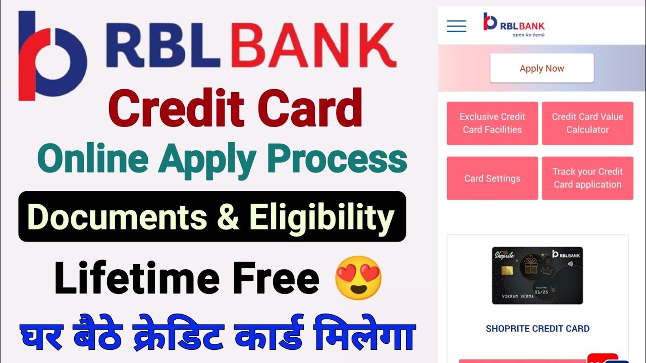 rbl bank credit card apply online | how to apply for RBL Bank credit ...