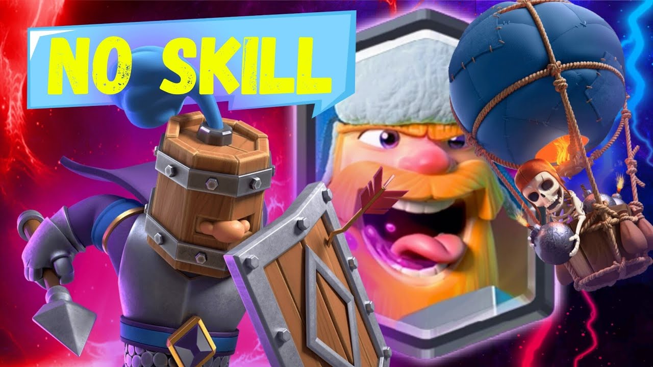PLAYING WITH MOST NO SKILL DECK IN LADDER. CLASH ROYALE 👀 - YouTube